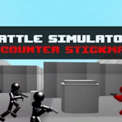 Battle Simluator - Counter Stickman 🎯 - FPS Web